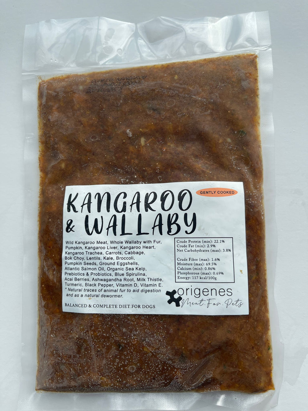 [NEW] GENTLY COOKED KANGAROO (500g) – Meat For Pets
